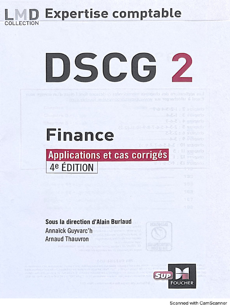 Sup'FOUCHER Finance Applications Corrigées | PDF