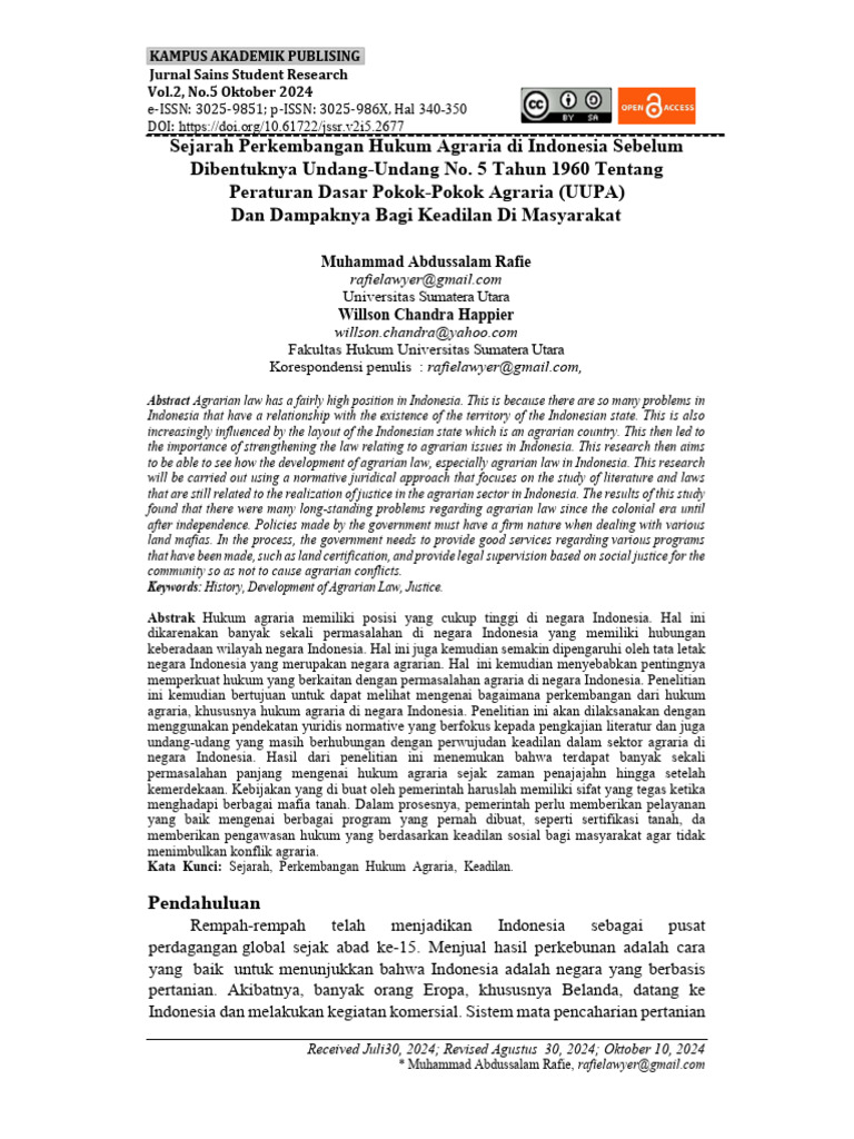 Muhammad Abdussalam Rafie 2677 | PDF