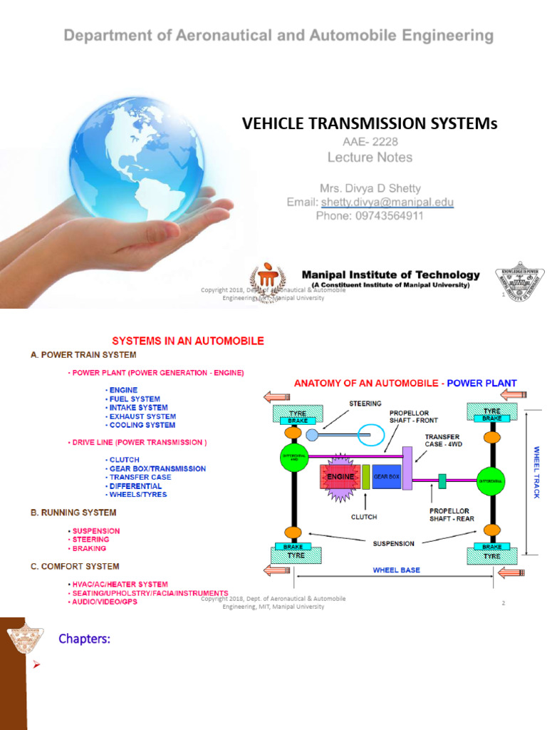 1.transmission System | PDF | Automatic Transmission | Mechanical ...