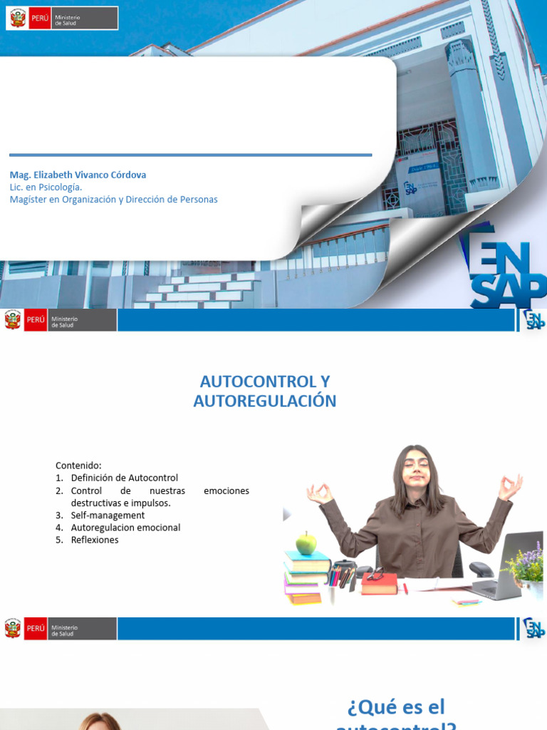 U02 S03 (Av) Autocontrol y Autorregulación | PDF | Las emociones ...