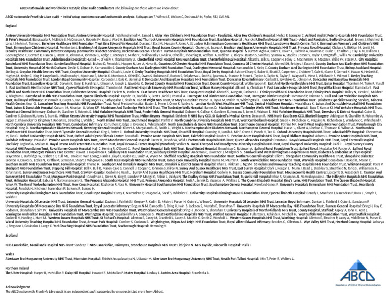 FSL Contributors Including WorldWide Slide August2022 | PDF | National ...