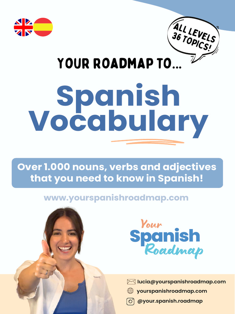 Your Roadmap To Spanish Vocabulary - YSR | PDF