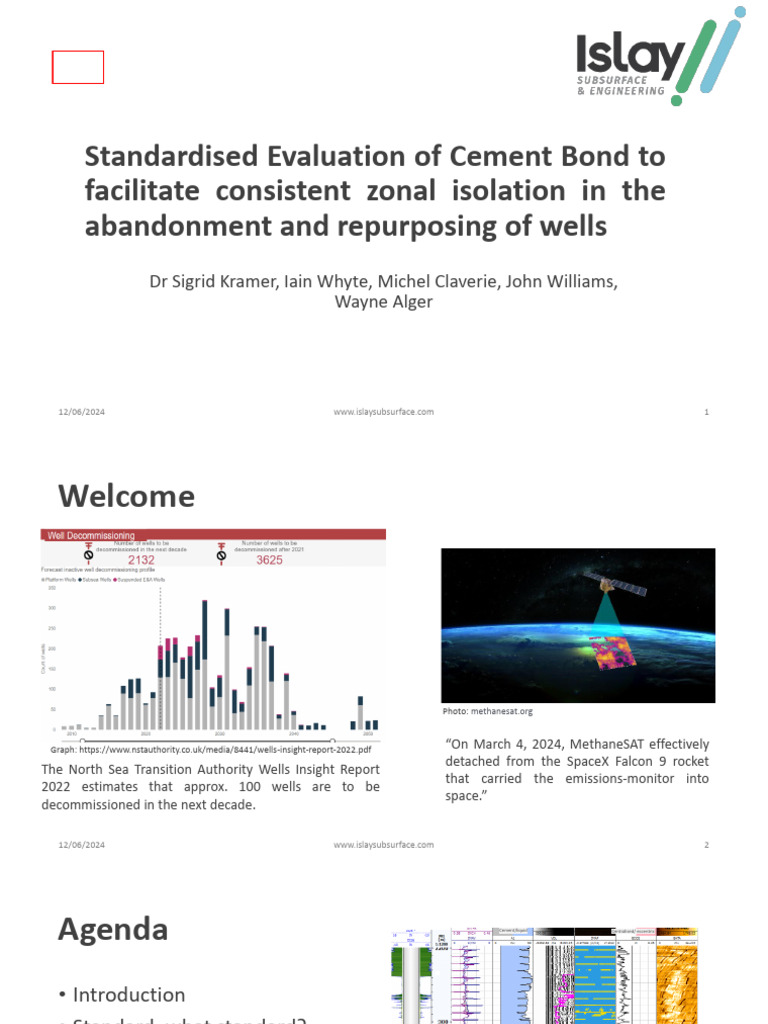 Cement Bond Evaluation for Well Abandonment | PDF