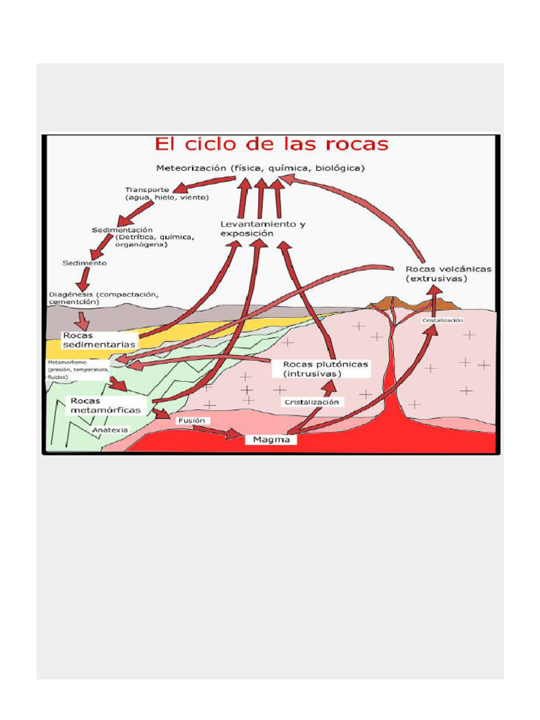 Ciclo de las Rocas: Origen y Formación | PDF
