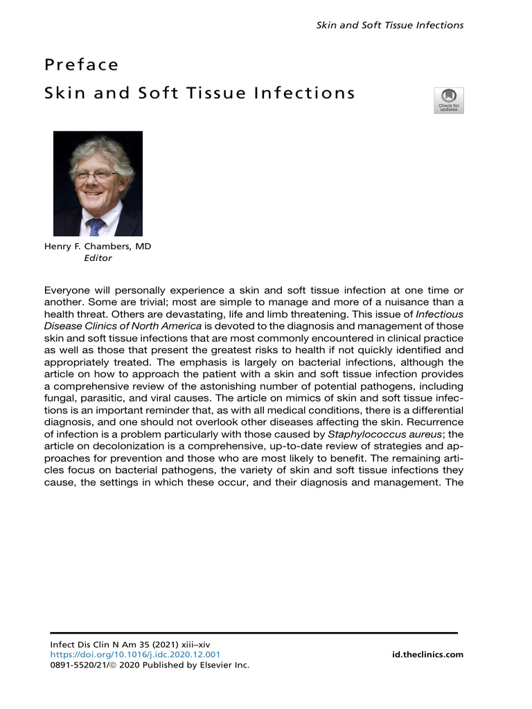 Skin and Soft Tissue Infections Guide | PDF | Infection | Pathogen
