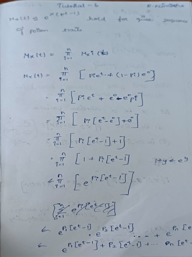 Tutorial 6 Maths | PDF