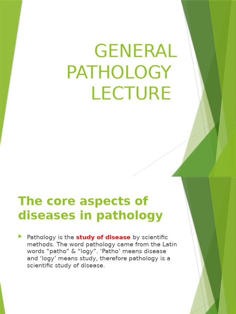 Core Concepts of Pathology Explained | PDF | Pathology | Death