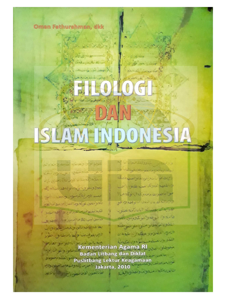 Filologi Dan Islam Di Indonesia | PDF
