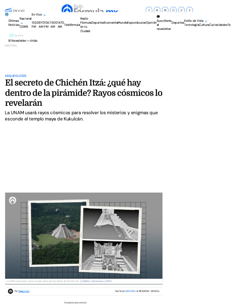El Secreto de Chichén Itzá - ¿Qué Hay Dentro de La Pirámide | PDF