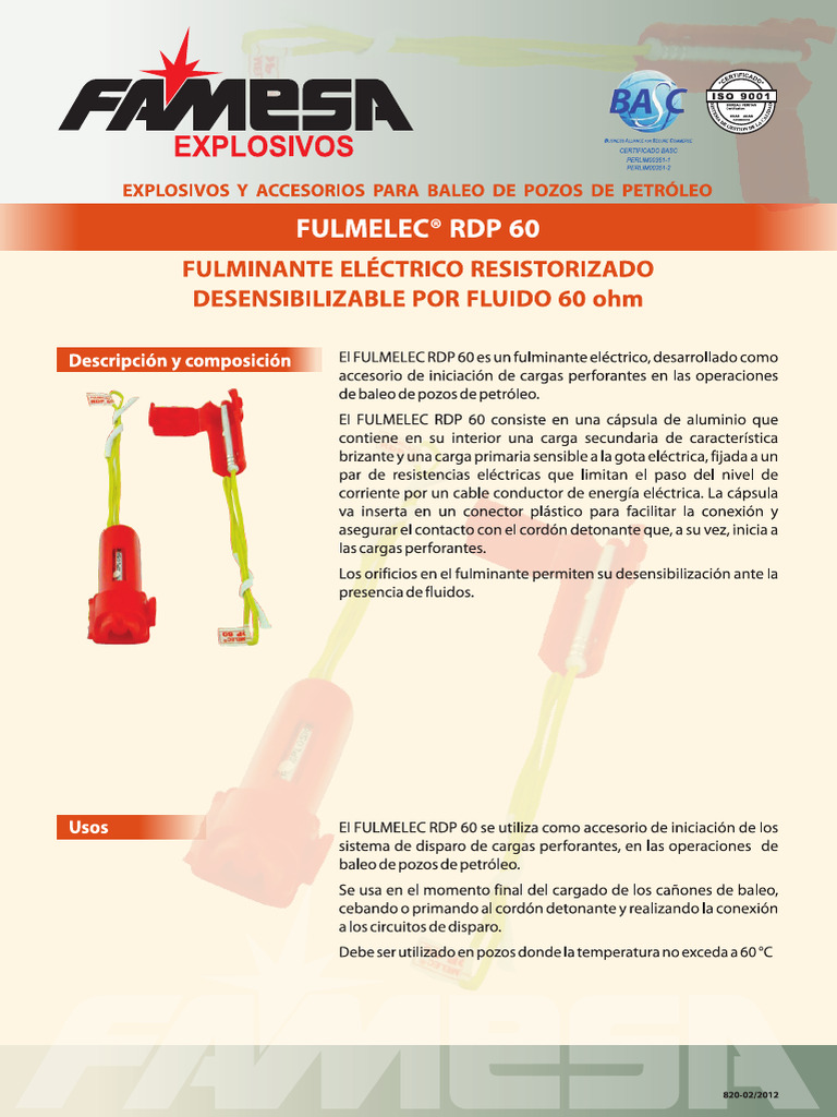 FULMELEC - RDP-60-filmar - Trabanajkdo - PANTONE 1525 C | PDF