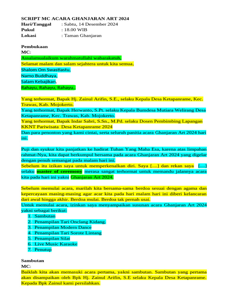 SCRIPT MC 14 Des | PDF