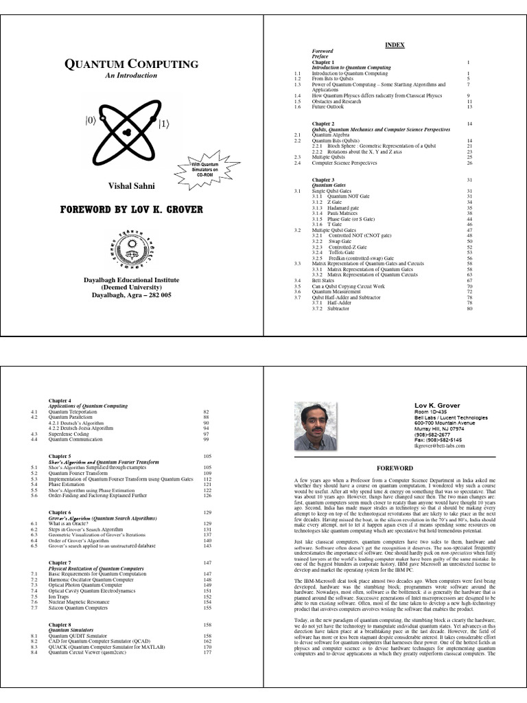 Quantum Computing | PDF | Quantum Computing | Spin (Physics)