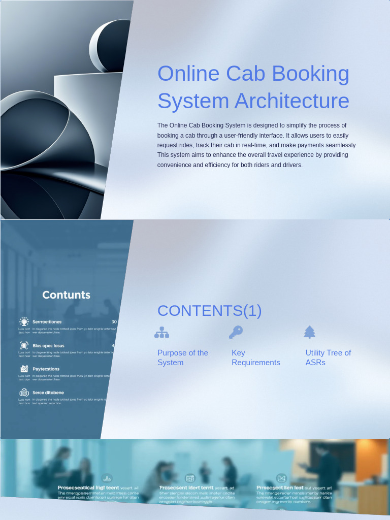 Online Cab Booking System Overview | PDF | Usability | Speech Recognition