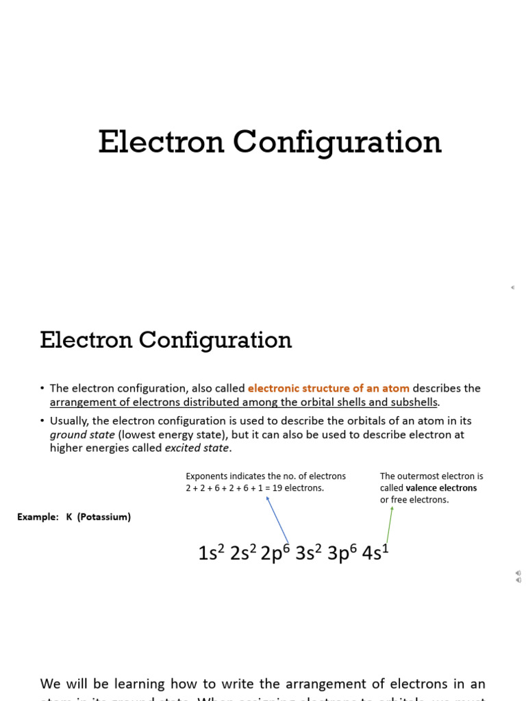 Understanding Electron Configuration | PDF | Electron Configuration ...