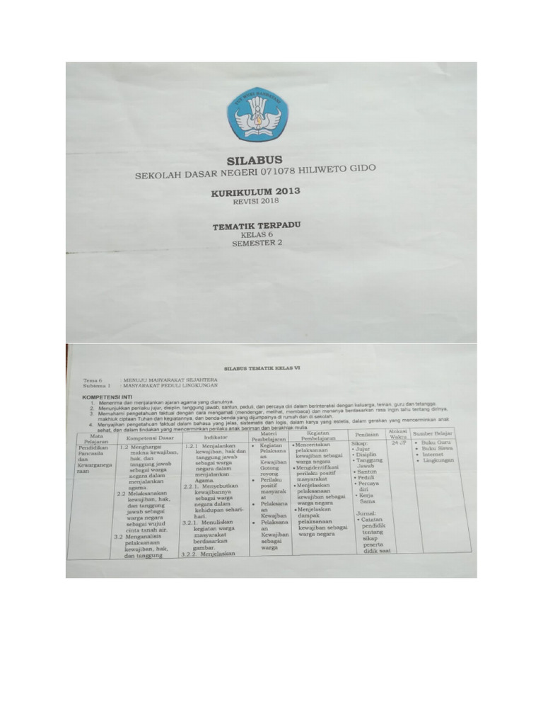 Silabus 2 | PDF