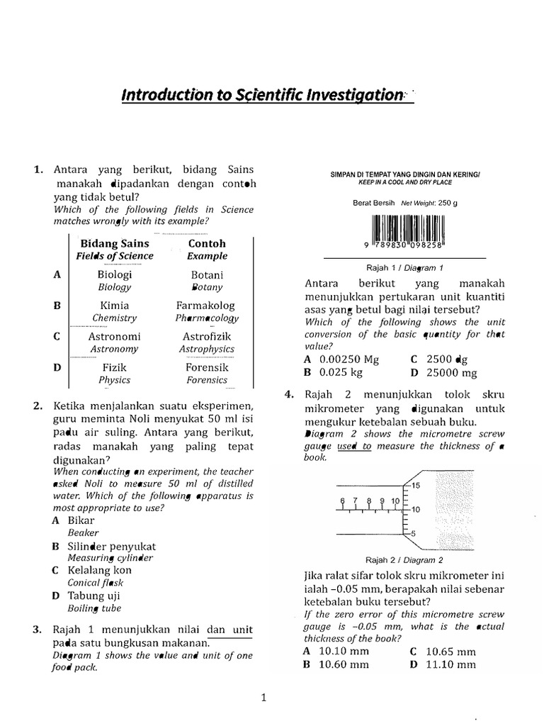 F1 Revision CHP 1 PT 1 | PDF