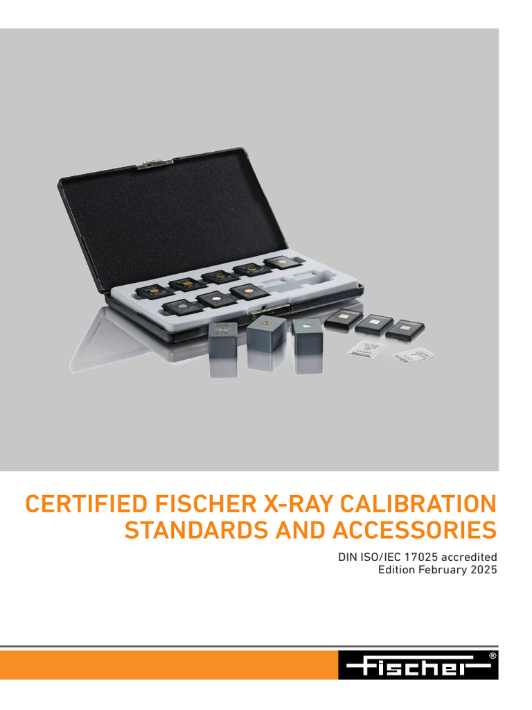 TDS X-RAY Calibration Standards 952-025 en | PDF | Calibration | Metrology