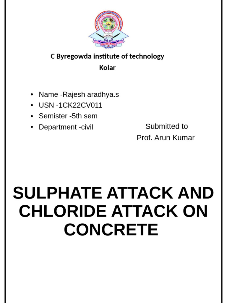 Presentation (2) - WPS Office CT | PDF | Corrosion | Cement