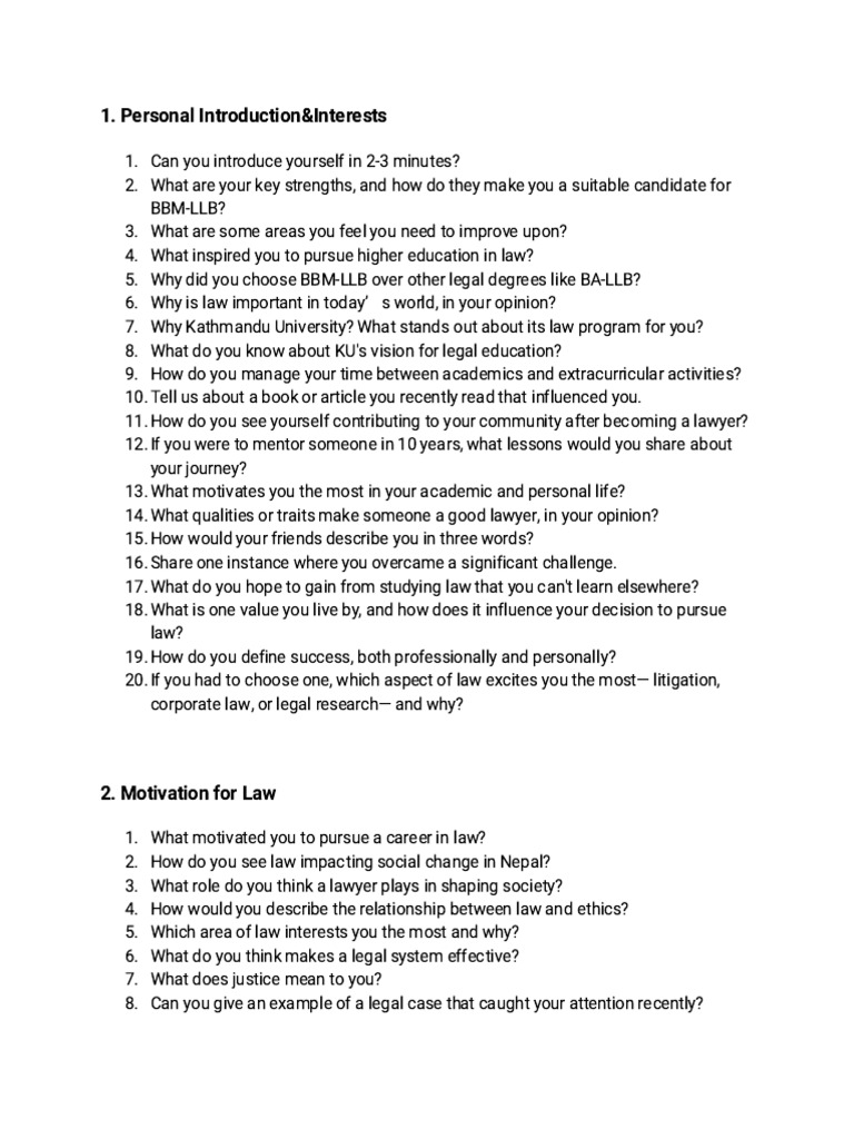 Interview Model Question | PDF | Nepal | Democracy