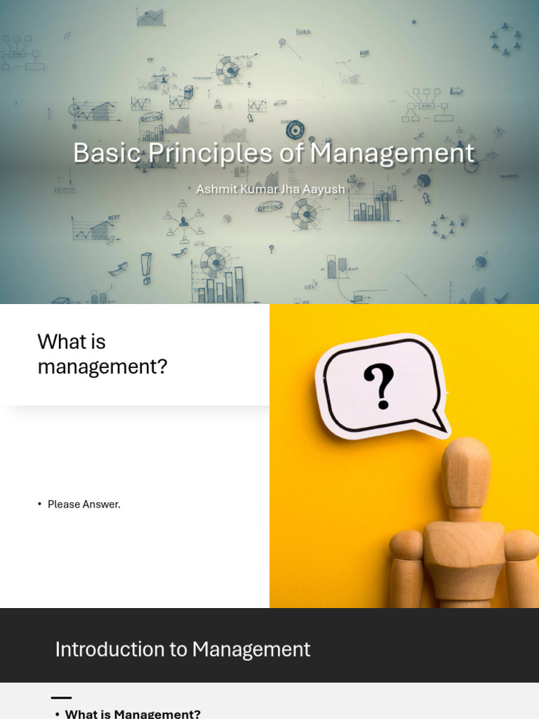 Basic Principles of Management | PDF | Leadership | Communication