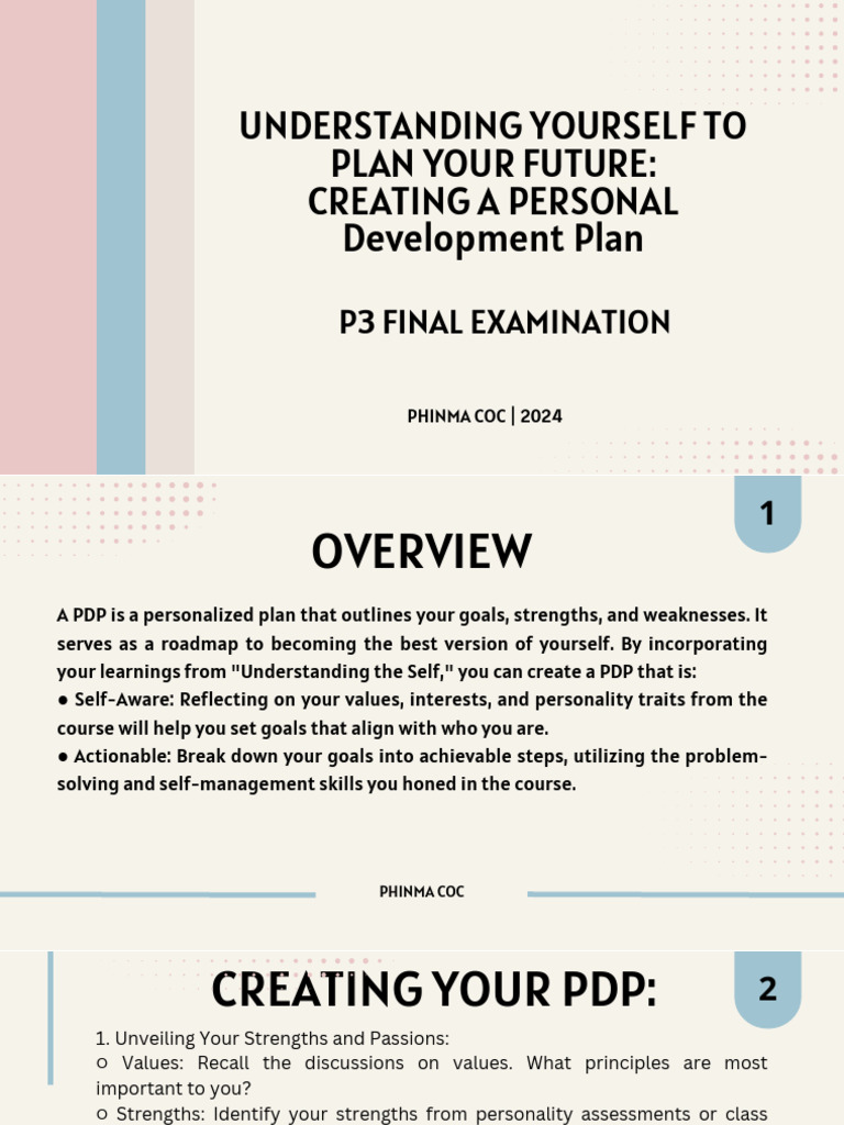 Understanding Yourself to Plan Your Future Creating a Personal ...