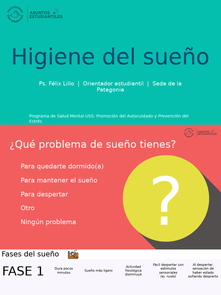 Etapas del Sueño y Higiene del Sueño | PDF | Dormir | Sueño