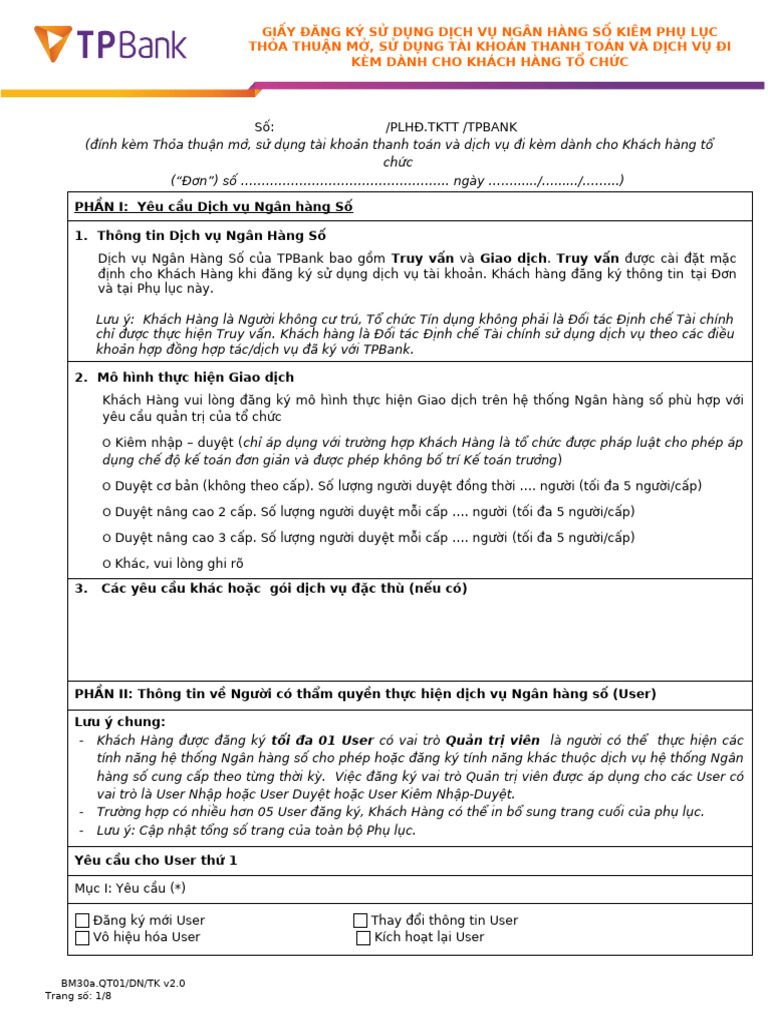 Dang Ky Ebank Di Kem | PDF