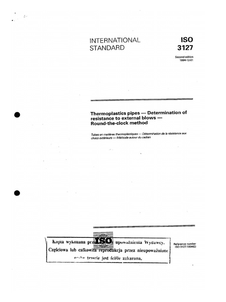 Iso 3127 | PDF