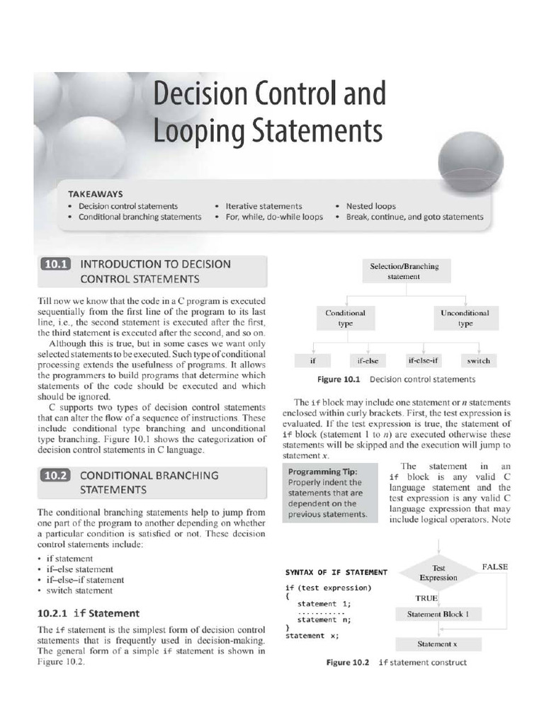 Unit-3 If-else and Switch-case Statements | PDF Unit-3 If-else and Switch-case Statements | PDF