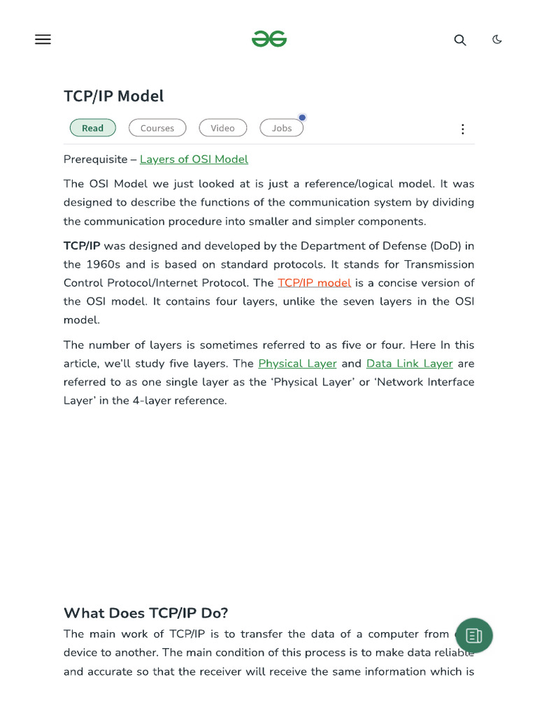 TCP Ip | PDF