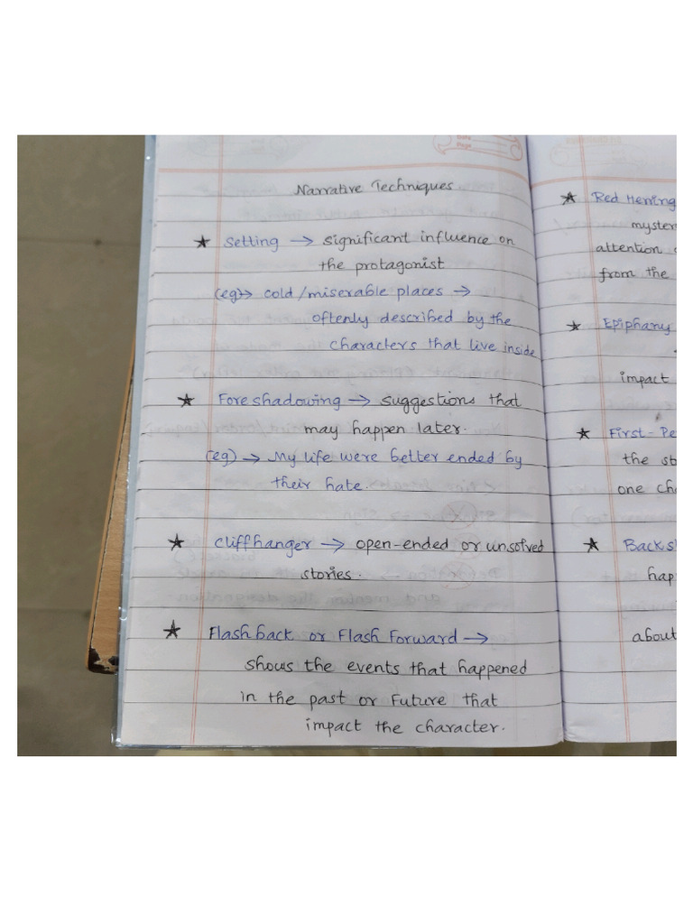 Narrative Techniques | PDF