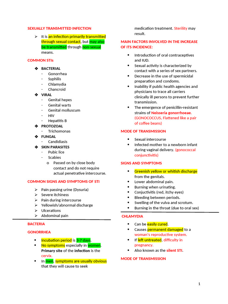 Understanding Sexually Transmitted Infections | PDF | Sexually ...