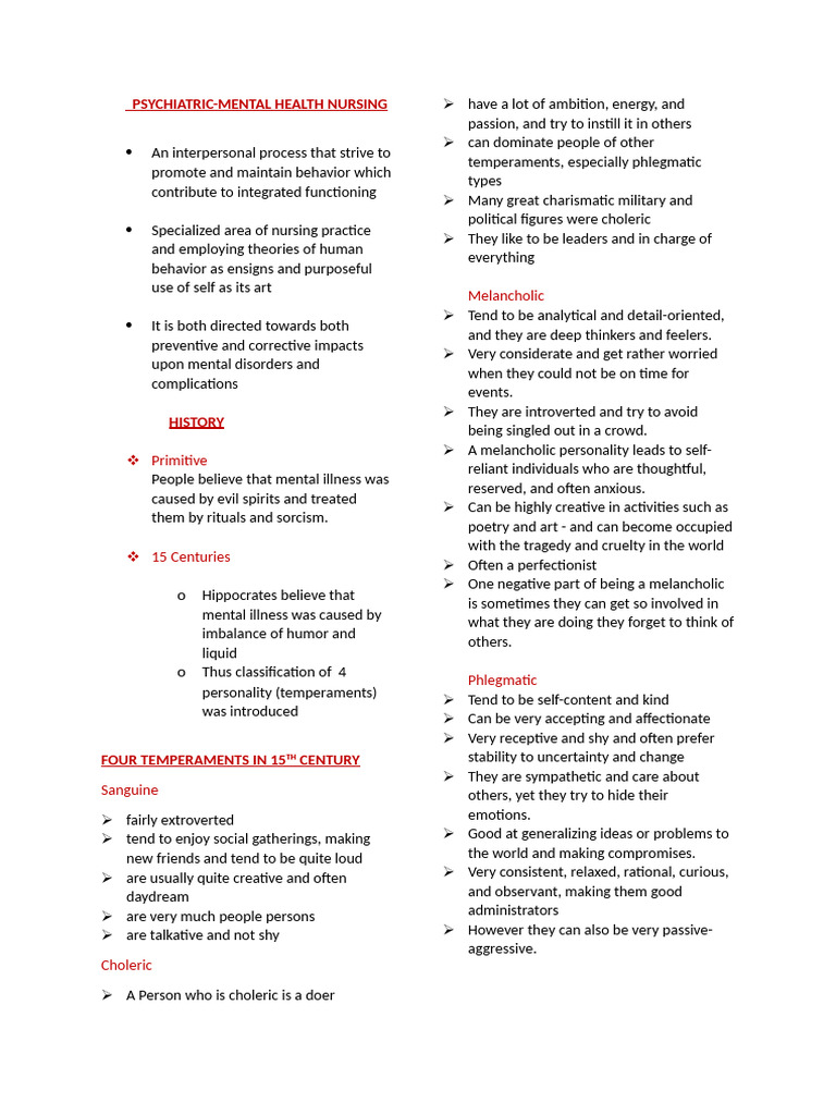 Psychiatric Mental Health Nursing Pdf Mental Disorder Diagnostic