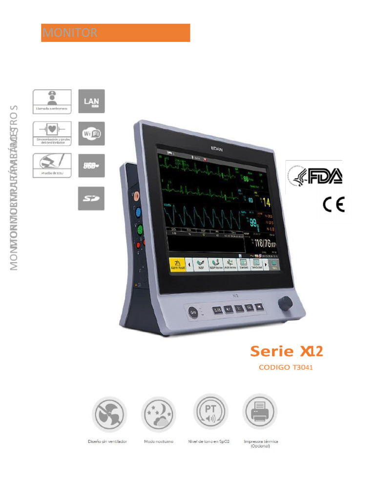 Partes del Monitor Cardiaco | PDF
