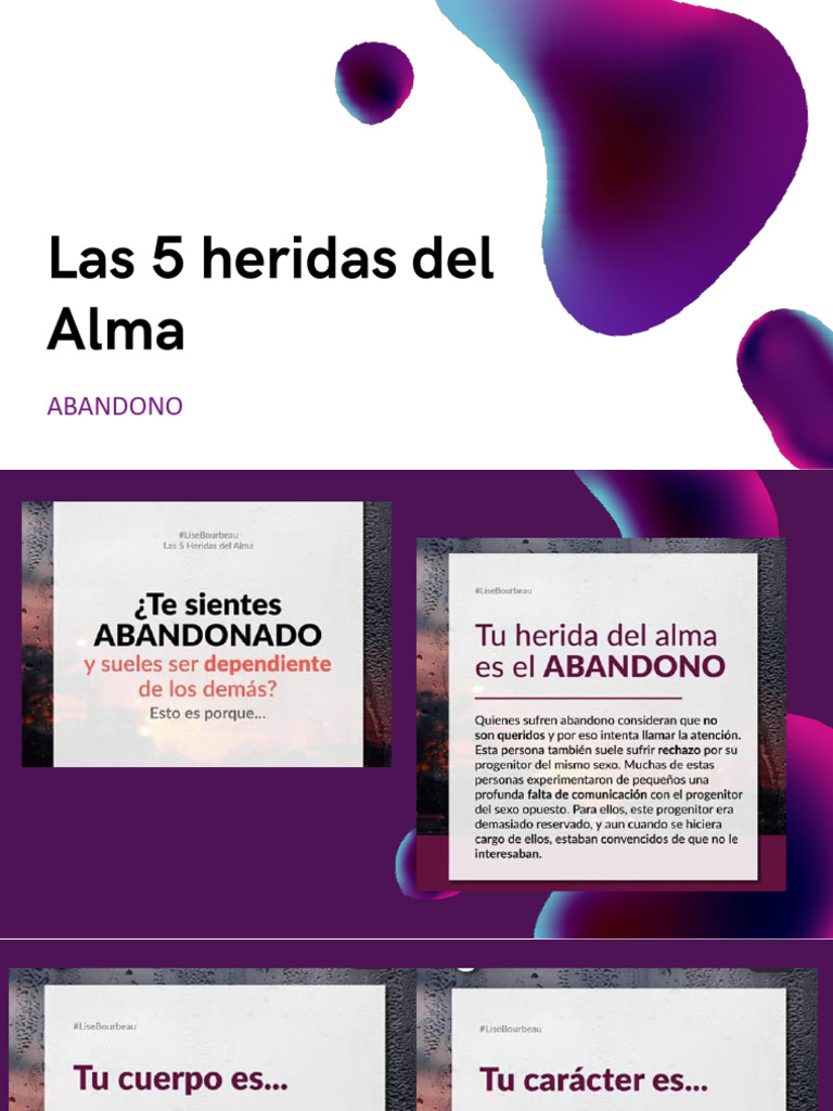 Sanando las 5 heridas del alma | PDF | Las emociones | Mente