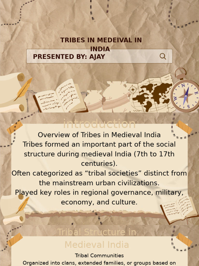 Tribes of Medieval India: Gonds & Ahoms | PDF | Tribe | Mughal Empire