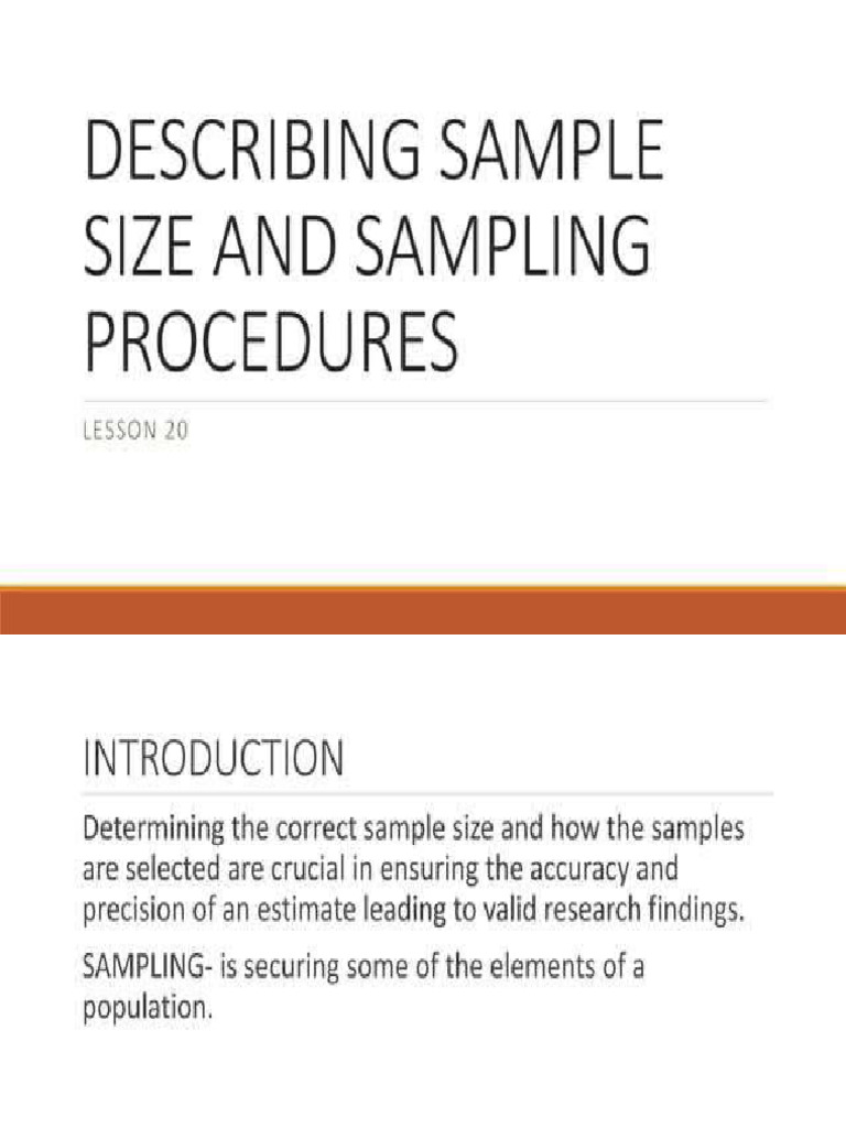 Q2 2 Describes Sampling Procedure and Sample 2 | PDF