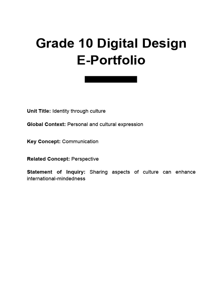 Guided Tour - Student Eportfolio Sample | PDF | Meal | Lunch