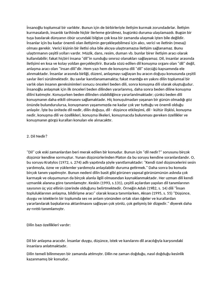 DİL | PDF
