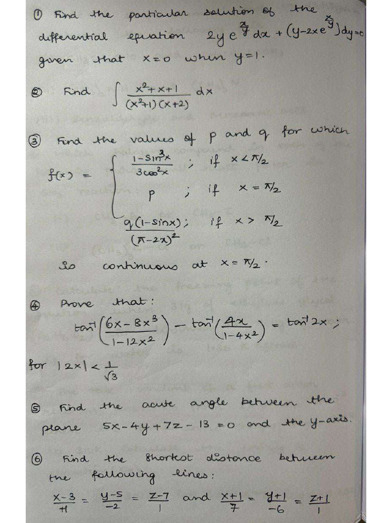Class 12th Day 2 Secret Assignment | PDF