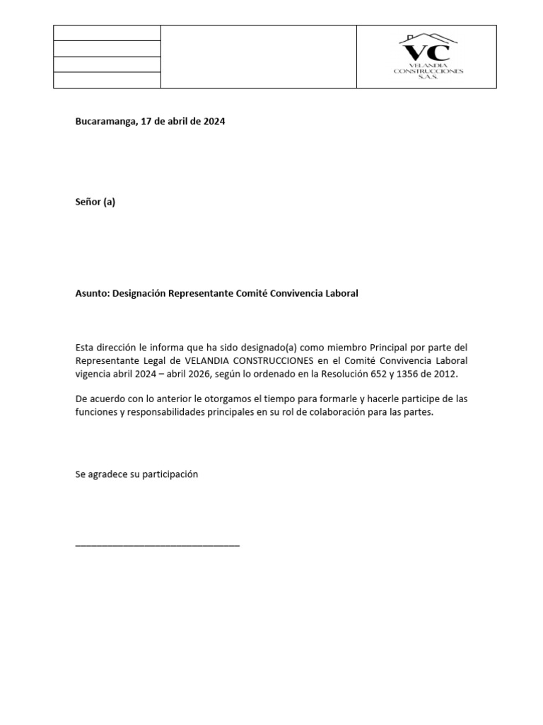 Designacion CCL | PDF