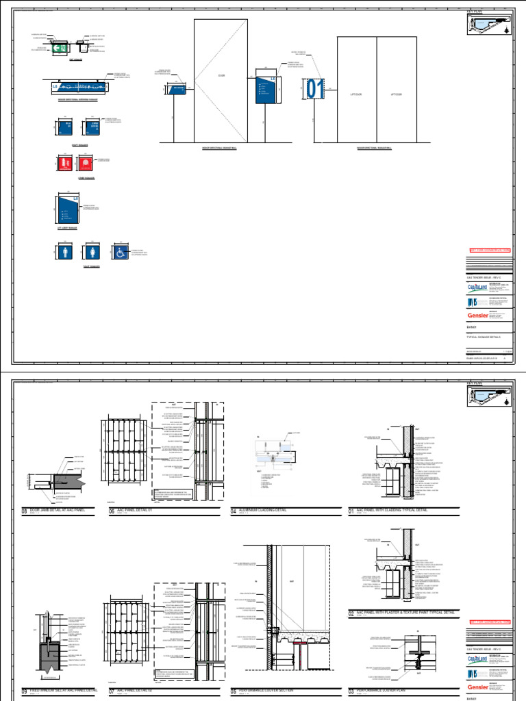 Tender Drawings Binder - Dry Wall (1) | PDF | Building Engineering ...