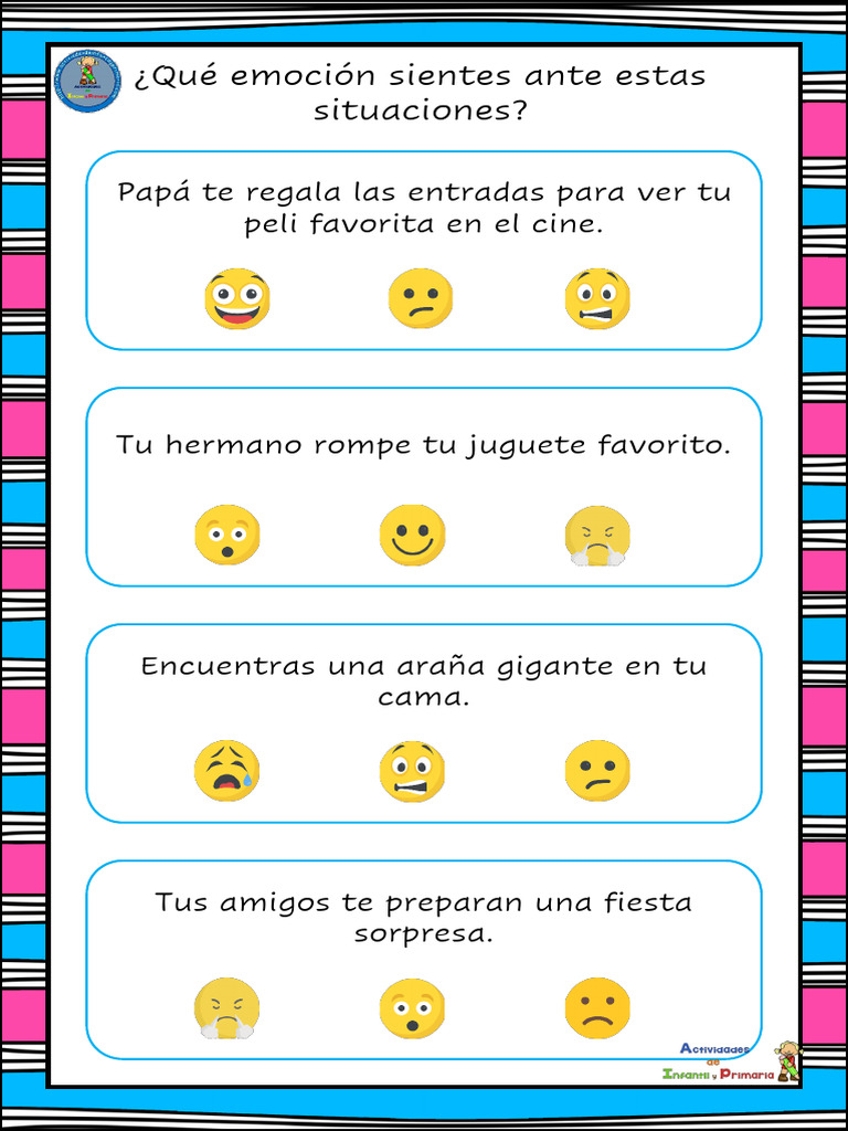 Actividad Educacion Emocional | PDF