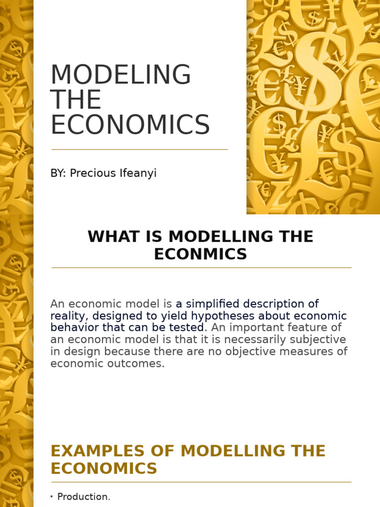 Modeling The Economics (Autosaved) | PDF | Option (Finance) | Economics