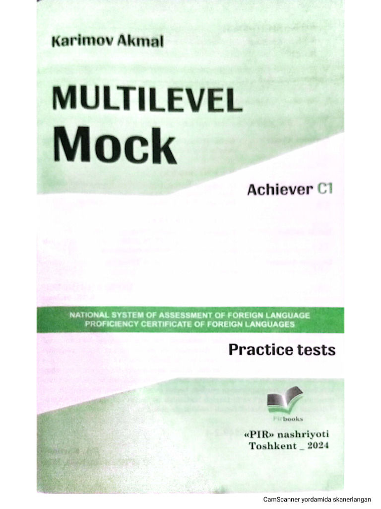 Achiever C1 MOCK | PDF