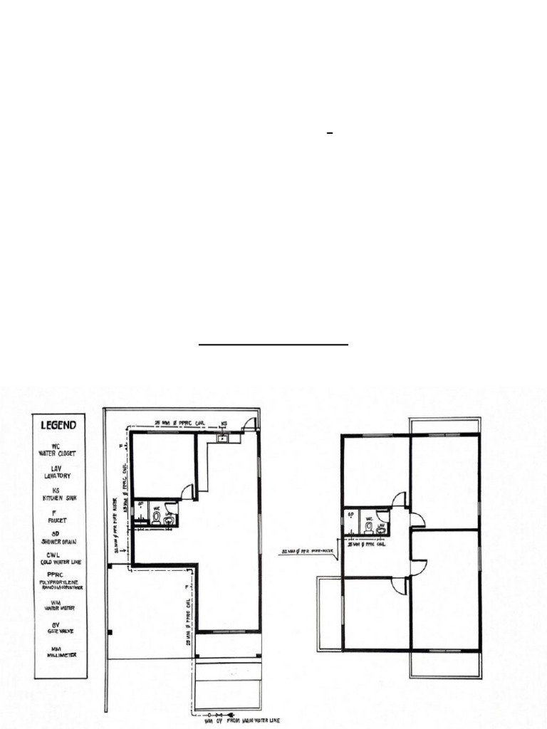 2ar 2 - Cold Water Line & Isometric Layout | PDF