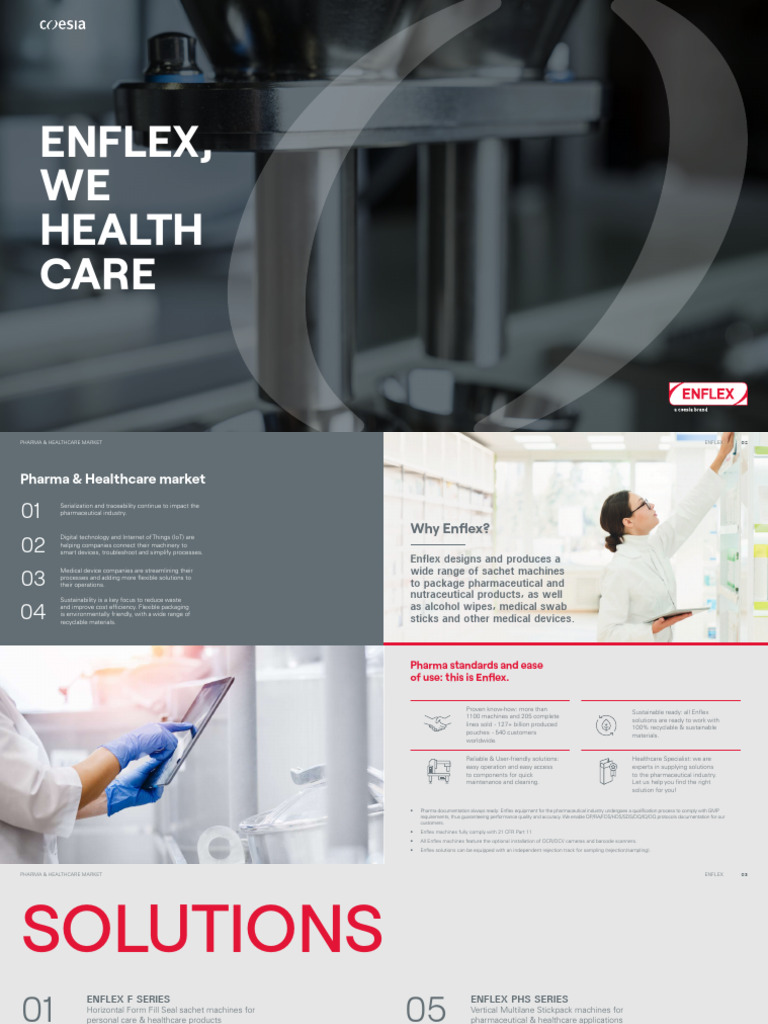 Enflex: Innovative Pharma Packaging Solutions | PDF | Printer ...