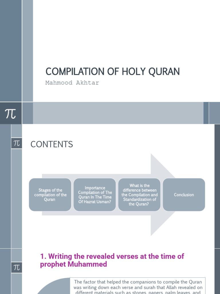 Compilation of Holy Quran - Copy | PDF | Quran | Islam