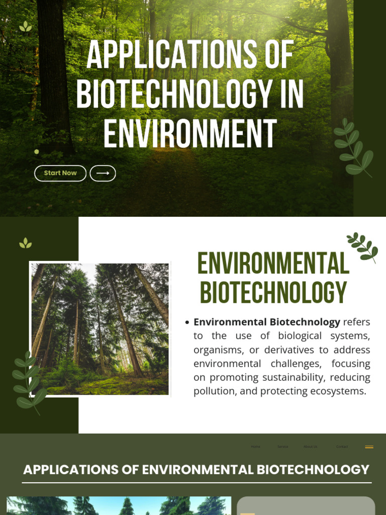 Applications of Environmental Biotechnology | PDF | Biomarker ...