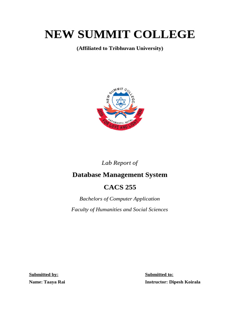 Lab Coverpage | PDF